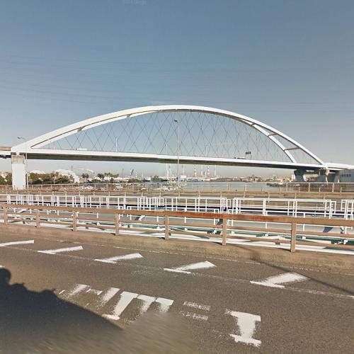 Shin Hamadera Bridge in Sakai, Japan (Google Maps)