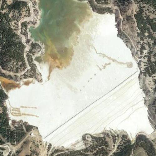 Bruno Creek Tailings Impoundment in Challis, ID (Google Maps)