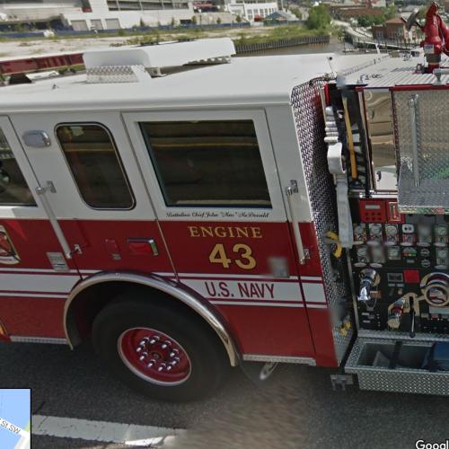 Firetruck Engine 43 - U.S. Navy in Washington, DC - Virtual Globetrotting