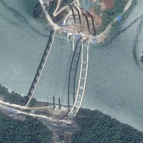Bridge Construction in Hedongdianzhen, China (#4) - Virtual Globetrotting