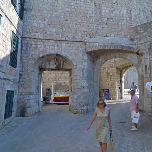 Ploce Gate ("Game of Thrones") in Dubrovnik, Croatia (Google Maps)