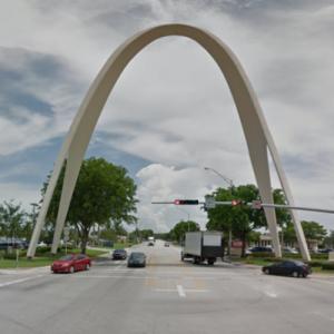 Sunshine State Arch in Miami, FL - Virtual Globetrotting