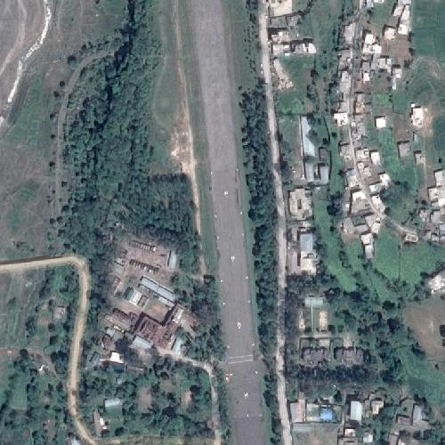 Poonch Airport in Punch, India (Google Maps)