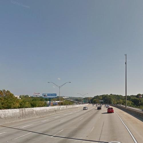 Portion of Interstate 85 Collapses in Atlanta in Atlanta, GA (Google Maps)