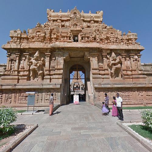 Brihadisvara Temple, Thanjavur in Balaganapathy Nagar, India (Google Maps)