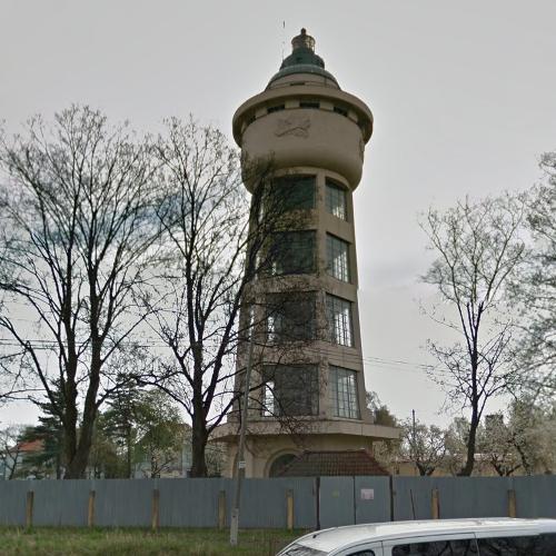 Water Tower Lighthouse in Prague, Czech Republic (Google Maps)