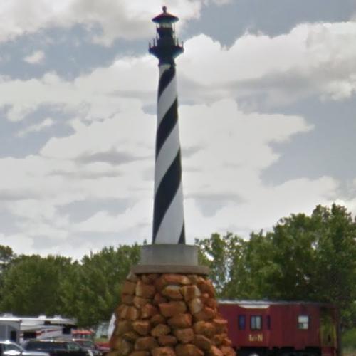 Peach Park Lighthouse in Clanton, AL (Google Maps)