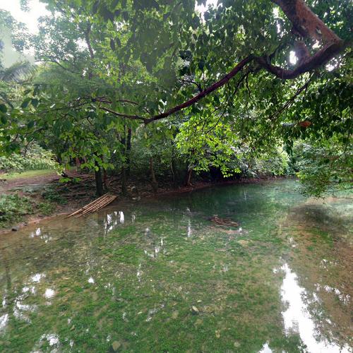 Source of the Bugang River in Malay, Philippines (Google Maps)