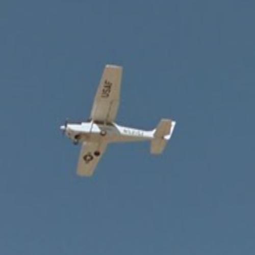 USAF Cessna T-41 Mescalero in Hemet, CA (Google Maps)