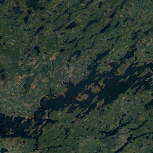 Lake St. Joseph in Pickle Lake, Canada (Google Maps)