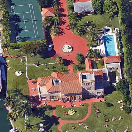 Russ Weiner's House in Miami Beach, FL (Google Maps)