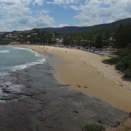 Austinmer Beach in Austinmer, Australia (Google Maps)