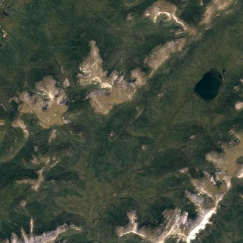 Bluefish Caves in Old Crow, Canada (Google Maps)