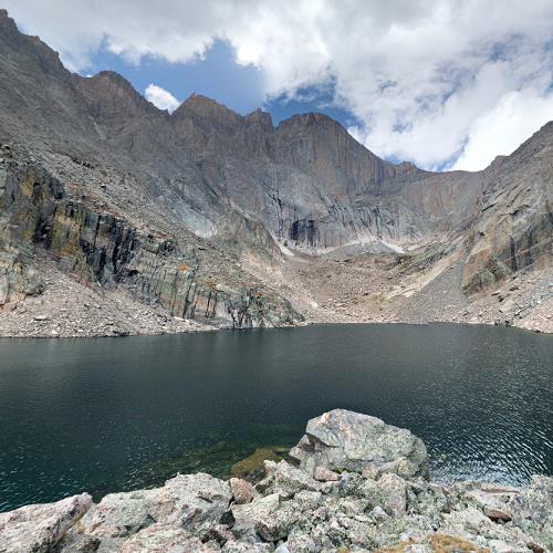 Chasm Lake in Estes Park, CO (Google Maps)