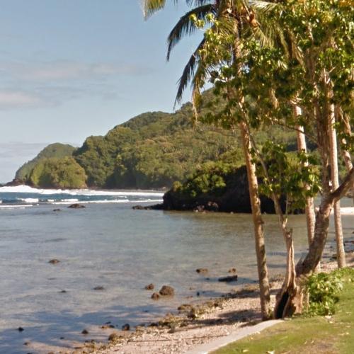 Cape Taputapu in Leone, American Samoa (Google Maps)