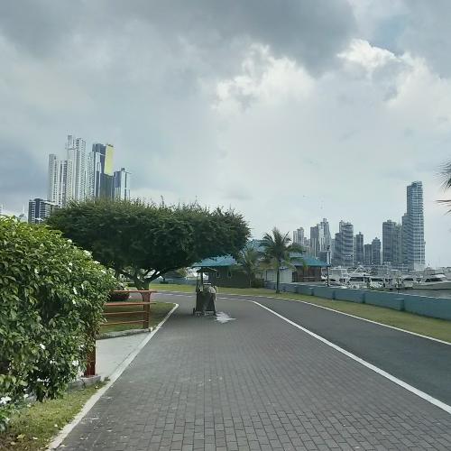 Cinta Costera in Panama City, Panama (Google Maps)