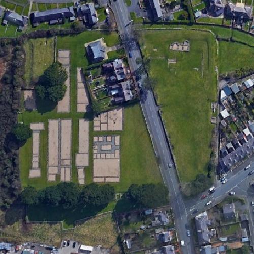 Segontium Roman Fortress in Caernarfon, United Kingdom (Google Maps)