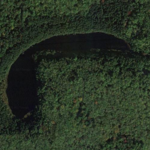 Ell Pond in Hopkinton, RI (Google Maps)