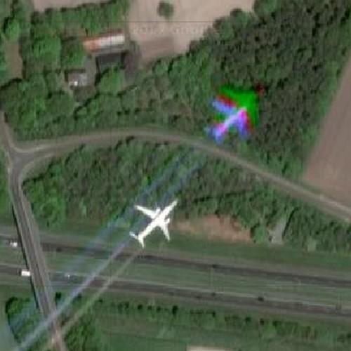 Aircraft passing Gilze Rijen AFB in Rijen, Netherlands (Google Maps)