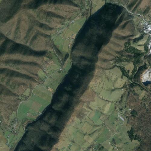 Germany Valley in Seneca Rocks, WV (Google Maps)