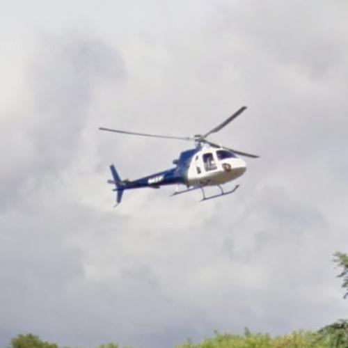 Island Helicopters AS-350B2 in Lihue, HI (Google Maps)