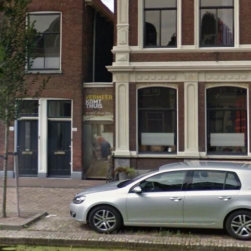 House of Vermeer's painting The Little Street in Delft, Netherlands ...