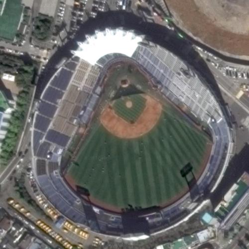 Masan Baseball Stadium in Masan, Republic of Korea (Google Maps)