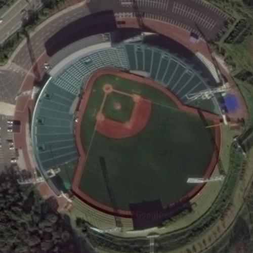 Ulsan Munsu Baseball Stadium in Ulsan, Republic of Korea (Google Maps)