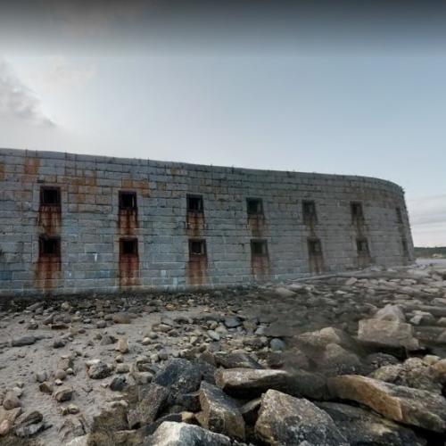 Fort Popham in Phippsburg, ME (Google Maps)