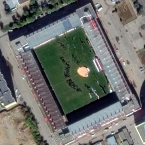 Aktobe Central Stadium in Aktobe, Kazakhstan (Google Maps)