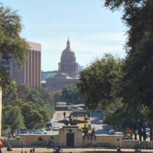 Texas Capitol View Corridor - South Mall of UT in Austin, TX (Google Maps)