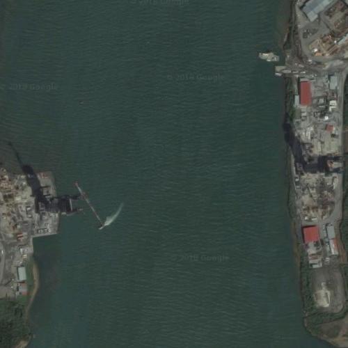 Atlantic Bridge, Panama under construction in Colon, Panama (Google Maps)