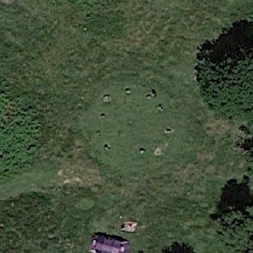 Nine Ladies Stone Circle in Winster, United Kingdom (Google Maps)