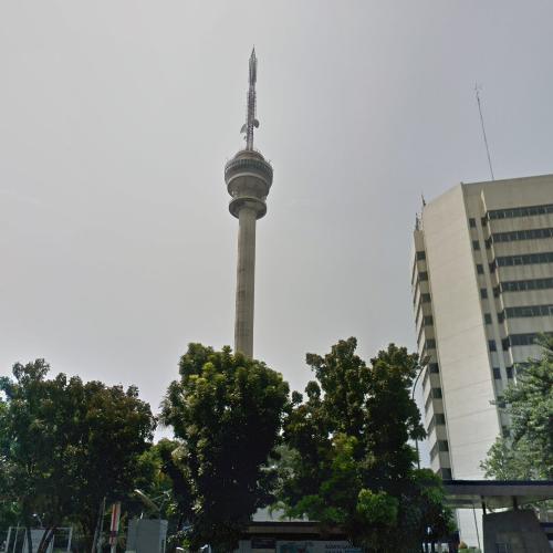 TVRI Tower in Jakarta, Indonesia (Google Maps)