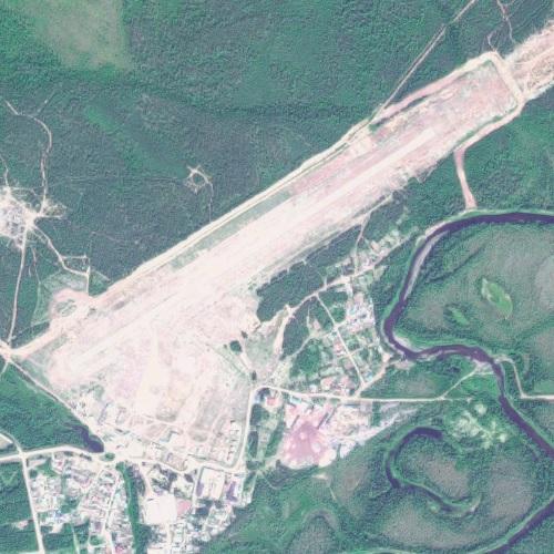 Vanavara Airport in Vanavara, Russian Federation (Google Maps)
