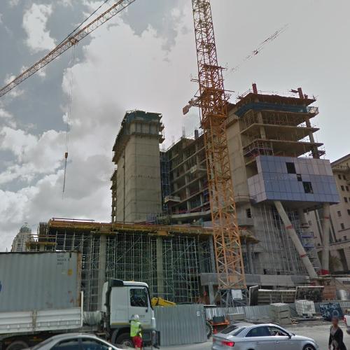 The Leonardo (tallest building in South Africa) under construction in ...