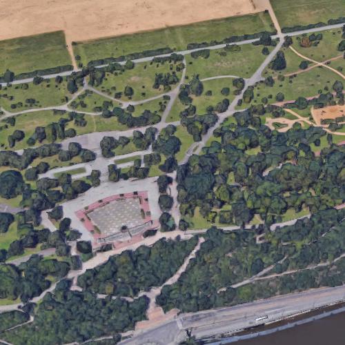 Letná Park in Prague, Czech Republic (Google Maps)