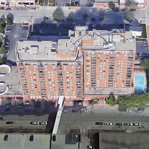 Dunton Tower in Arlington Heights, IL (Google Maps)