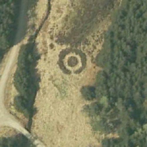 Wormy Hillock Henge in Huntly, United Kingdom (Google Maps)
