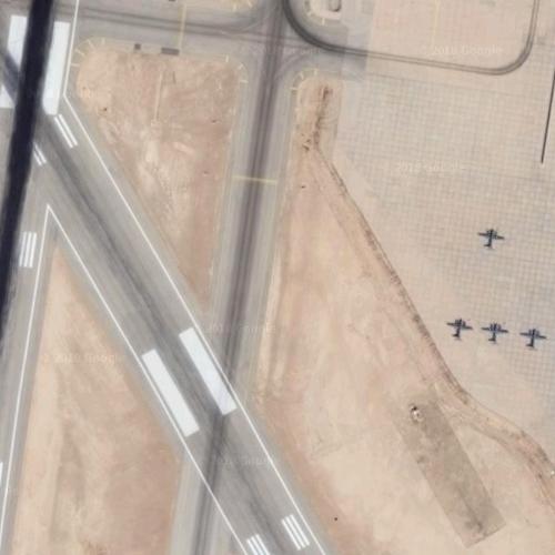 Saudia Flight 163 crash site in Riyadh, Saudi Arabia (Google Maps)