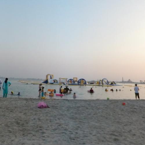 Gulf Air Flight 072 crash site in Ḥidd, Bahrain (Google Maps)