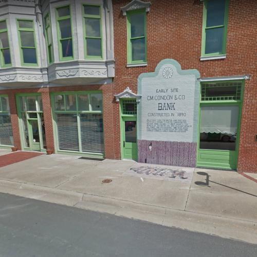 Site of the deadly last raid of the outlaw Dalton gang. in Coffeyville ...