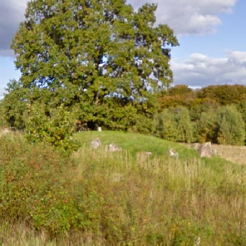 Axelholm Langdysse (Long Barrow) in Jyderup, Denmark (Google Maps)