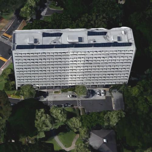 'Hale Manoa Dormitory' by I.M. Pei in Honolulu, HI (Google Maps)