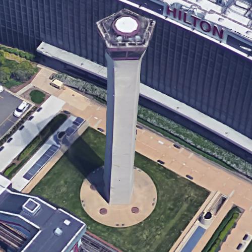 'O'Hare Ground Control Tower' by I.M. Pei in Chicago, IL (Google Maps)