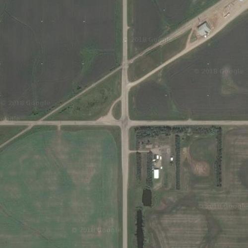 Humboldt Broncos bus crash site (2018-04-06) in Tisdale, Canada (Google ...