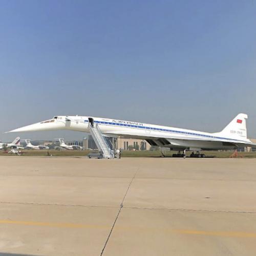 Tupolev Tu-144 in Zhukovskiy, Russian Federation (Google Maps) (#4)