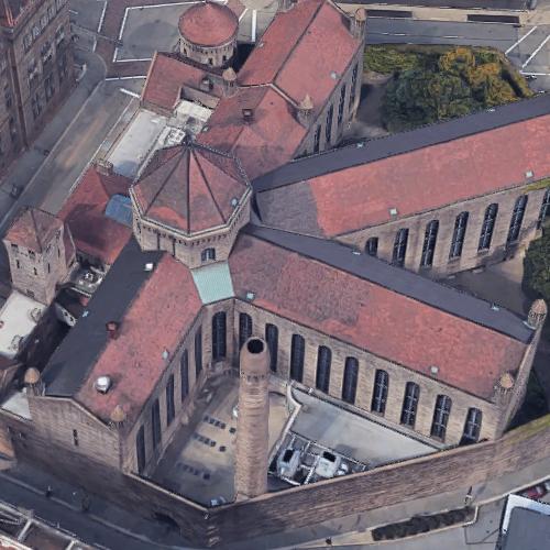 'Allegheny County Jail' by H.H. Richardson in Pittsburgh, PA (Google Maps)