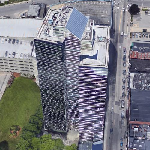 'Worcester Plaza' by Kevin Roche in Worcester, MA (Google Maps)