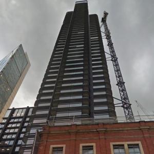 'Principal Tower' by Norman Foster under construction in London, United ...